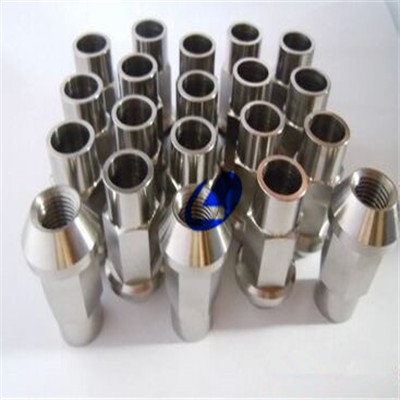 Auto car or motorcycle use of titanium machined parts for exhaust GR5 and bicycle spoke