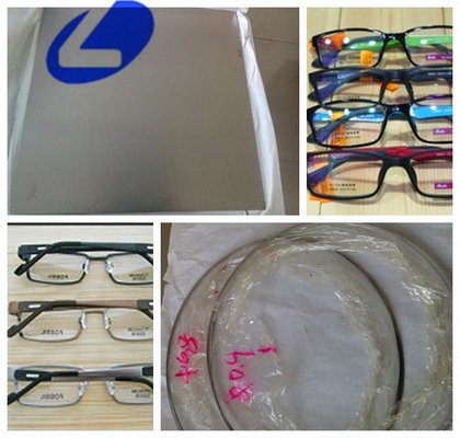Titanium alloy plate or sheet for eyeframe using of TI15333 or TB5 plate