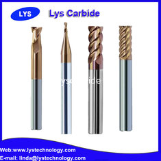 China 4mm 45HRC 2F Solid Carbide End Mills for Aluminum Cutting supplier