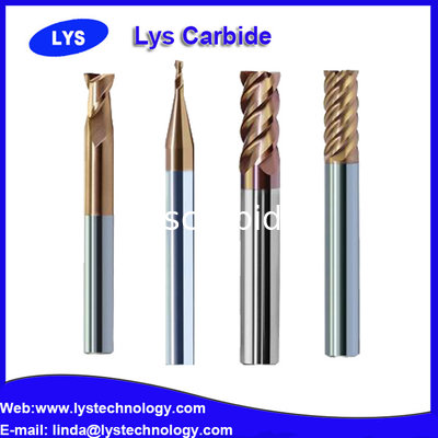 4mm 45HRC 2F Solid Carbide End Mills for Aluminum Cutting supplier