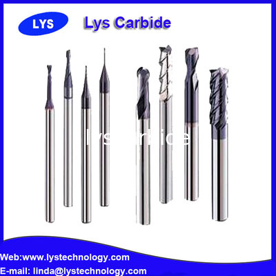 4mm 45HRC 2F Solid Carbide End Mills for Aluminum Cutting supplier