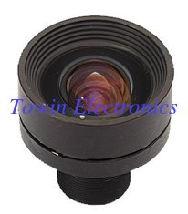 1/1.8", 8mm, F1.8 IR Corrected low distortion less than 1% lens , good for 1/2.5" sensor likeMT9P031