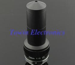 Manual iris Pin hole lens CCL13028PMMP 1/3" 2.8mm CS mount