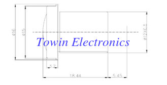 Φ4.2 1/3" 1.7mm Megapixel panoramic lens, F2.8 fisheye lens, good for panoramic security solution,CCL13017MP