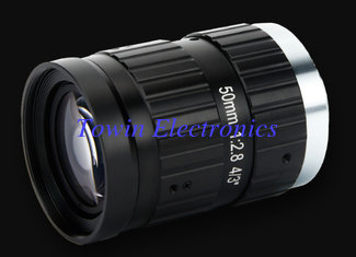 4/3" 50mm C mount, F2.8 20Megapixel Manul Iris Lens, Factory Automation Lens, Machine Vision Lens, C5043028M20