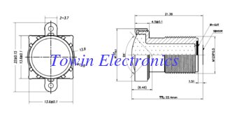 1/3" 2.7mm 3 Megapixel low distortion lens less than 1% ,F2.0 CCLN13027MPF  lens ,motion capture