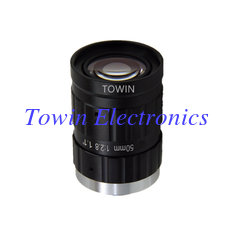 C5011028M20, 20MPixel 1.1 inch 50mm C mount industrial/FA lens, very low distorton less than 0.04%, for QR code identifi
