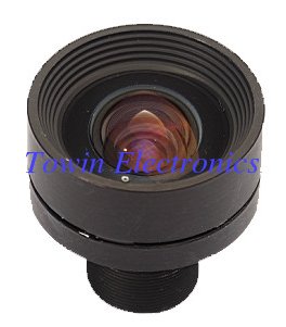 1/1.8", 8mm, F1.8 IR Corrected low distortion less than 1% lens , good for 1/2.5" sensor likeMT9P031