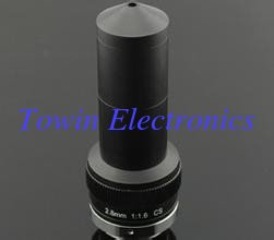 Manual iris Pin hole lens CCL13028PMMP 1/3" 2.8mm CS mount
