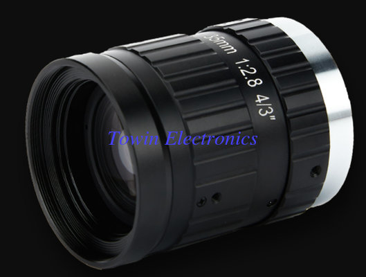 4/3" 35mm C mount, F2.8 20Megapixel Manul Iris Lens, Factory Automation Lens, Machine Vision Lens, C3543028M20