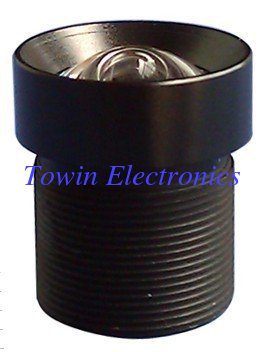 1/2", 8.45mm, F2.8  low distortion less than 1.49% lens , good for 1/2.5" sensor likeMT9P031