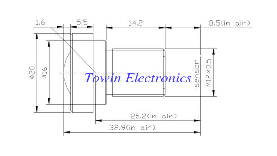 1/2.3" 4.9mm 8 Megapixel Low distortion less than 8%, S mount lens ,CCL123049MP  lens for MT9M111 to MT90006,MT9P031