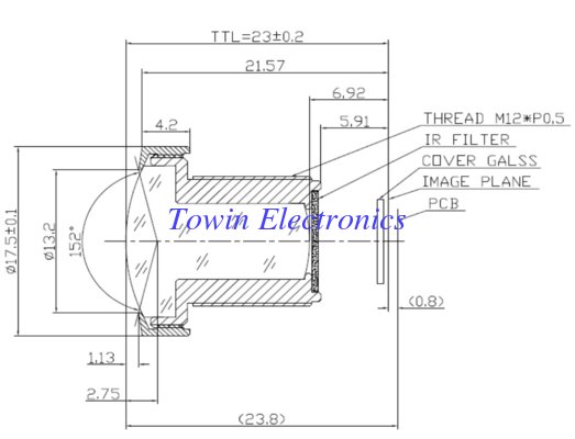 1/2"  3.1mm 16 Megapixel S mount lens, F1.8 , HFOV 120 degree , veru high quality,CCL12031MPF