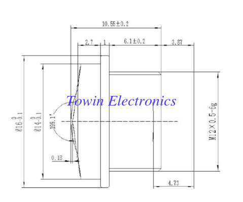 1/3" 2.1mm  wide angle S mount lens  , HFOV 138 degree, F2.1 good for Aptina MT9P031,CCLA13021MPF