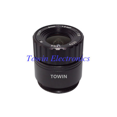 CCL117080MPCS ,CCTV 1/1.7″ 8mm wide angle IR corrected CS mount lens 12MP IMX226 F1.8, Day &Night Surveillance