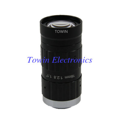 C1611028M20, 20MPixel 1.1 inch 16mm C mount  Machine Vision lens， low distortion <0.5%