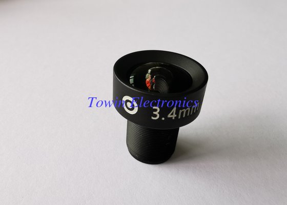 16Megapixel Low distortion less than 2%, S mount lens ,  S0341230852, 1/2.3" 3.4mm F2.8 ,lens for Sony IMX298, OV16E10