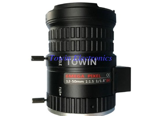 12-50mm,6 Megapixel P iris  CS mount Lenses,CCTV Lens, 1/1.8" well match  HIKVISION 8MP Box camera