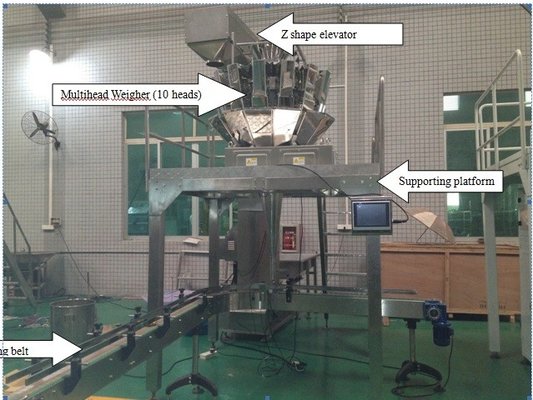 Carton Packing Machine with Multihead Weigher