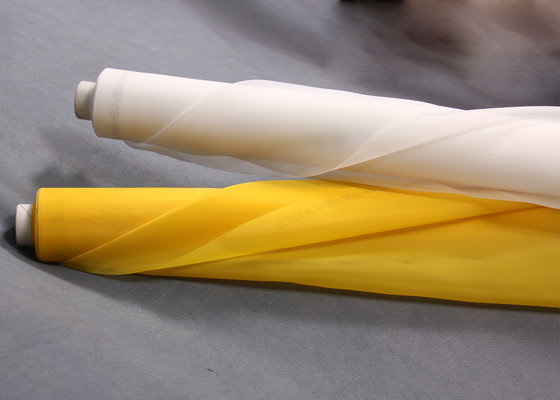 fine white 100% micro 43T monofilament polyester silk screen printing mesh fabric