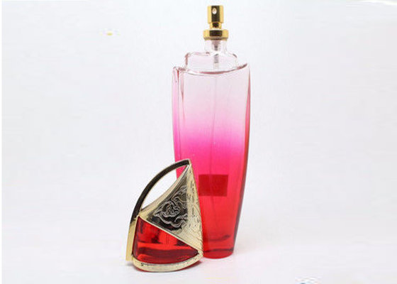 Cylinder Embossed Refillable Glass Perfume Bottle Suitable For Personal Care