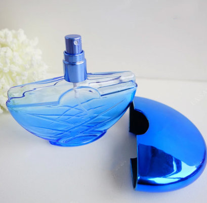 30ml Cylinder Refillable Glass Perfume Bottle Screen Printing Surface Handling