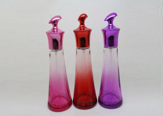 Colorful Refillable Glass Perfume Bottle , 100ml Reusable Perfume Spray Bottle