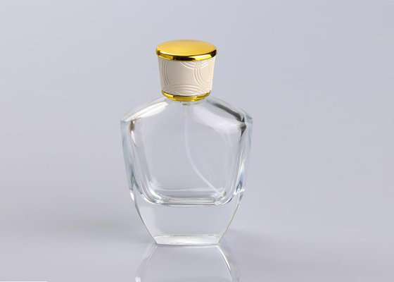 30ml Clear Glass Perfume Bottles Golden And Silver Caps Customize Sprayer