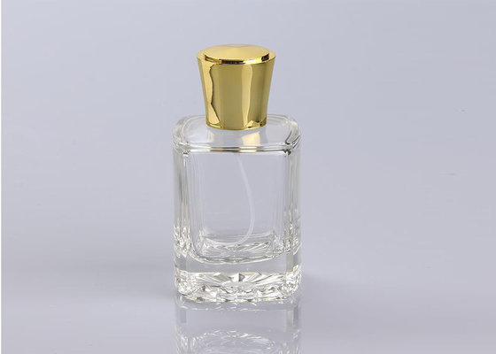 Refillable Custom Made Glass Perfume Bottles Customize Caps / Sprayer