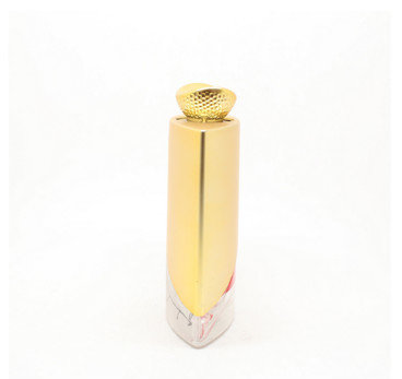 Gold Luxurious Custom Glass Perfume Bottles Screen Printing Surface Handling