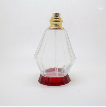 Crew Seal Custom Glass Perfume Bottles Screen Printing Surface For Distribute