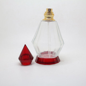 Crew Seal Custom Glass Perfume Bottles Screen Printing Surface For Distribute