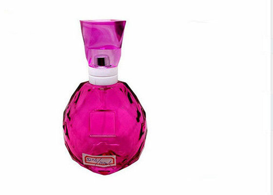 Lightweight Glass Elegant Perfume Bottle Custom Made Silver Crimp Pump