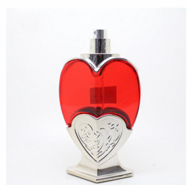 Round Tall Shape Perfume Stick Glass Bottle Hot Stamping Logo With Silver Spray