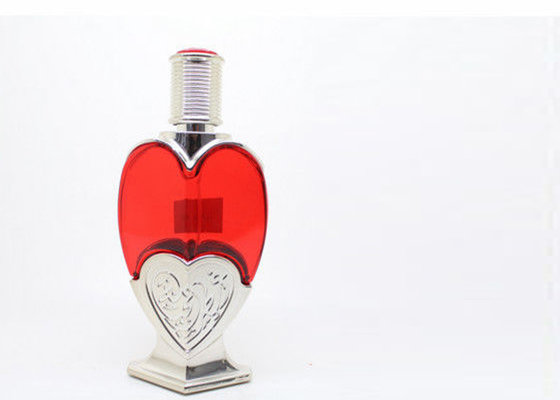 Round Tall Shape Perfume Stick Glass Bottle Hot Stamping Logo With Silver Spray