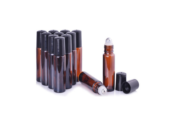 Lightweight Roll On Perfume Bottles , 6ml Empty Roller Bottles For Essential Oils