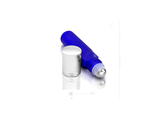 Various Caps Clear Glass Roll On Bottles Screen Printing Surface Handling