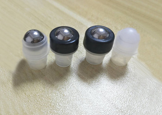 Screw Cap Roll On Perfume Bottles , Amber Green Red Metal Ball Roll On Bottles
