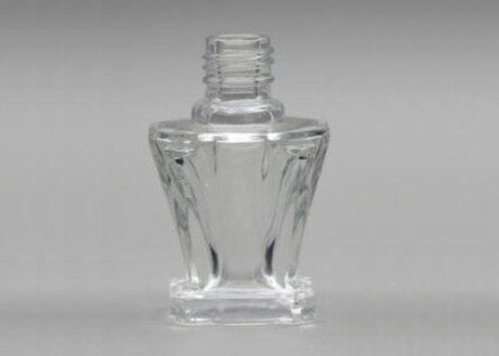 Transparent Glass Empty Nail Varnish Bottles Custom Color For Personal Care