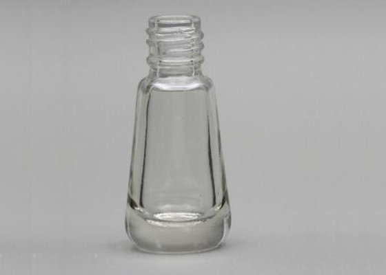 Transparent Glass Empty Nail Varnish Bottles Custom Color For Personal Care