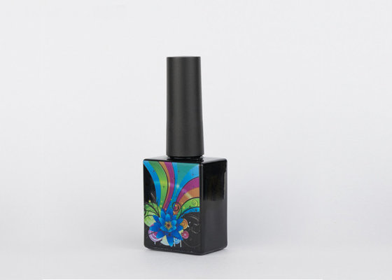 Cosmetic Chromatic Black Nail Polish Bottle Lightweight Beautiful Appearance