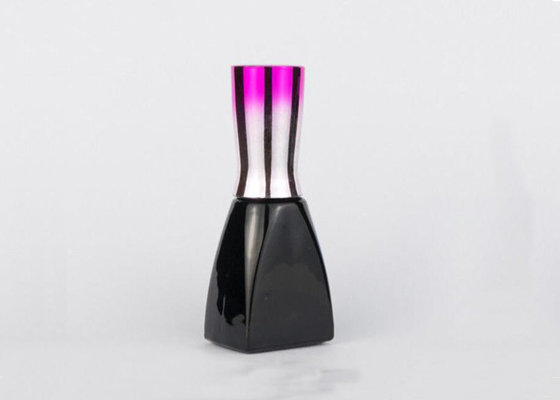 Cosmetic Chromatic Black Nail Polish Bottle Lightweight Beautiful Appearance