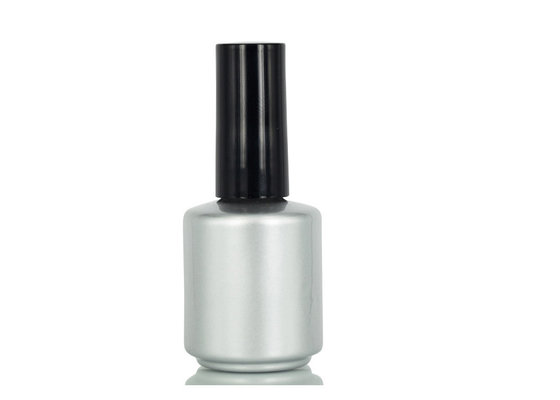 Screw Sealing Empty Glass Nail Polish Bottles 12ml Customized Surfuce Treatment