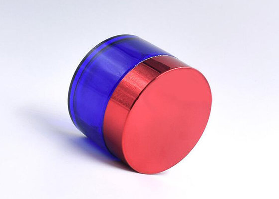30g / 50g Glass Cosmetic Cream Jar , Small Glass Cosmetic Jars With Lids