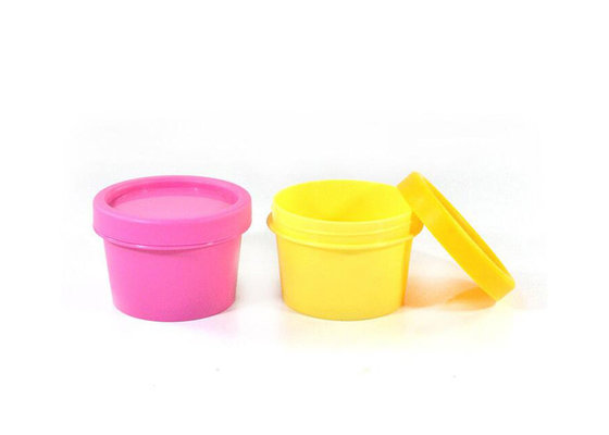 Empty PP Colorful Plastic Face Mask Jar 50g 100g 200g For Skincare Cream Packaging