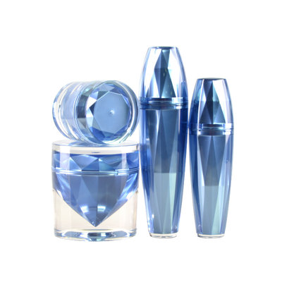Customized Color Luxury Acrylic Cream Jar 15g 50g Capacity Injection Moulding