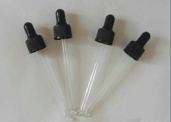 3ml 5ml 10ml Glass Empty Amber Dropper Bottles For Chemical / Cosmetic