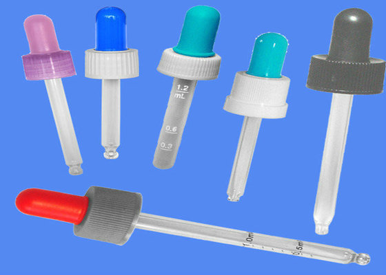 Pharmaceutial Glass Dropper Bottles , Glass Bottles With Glass Eye Dropper