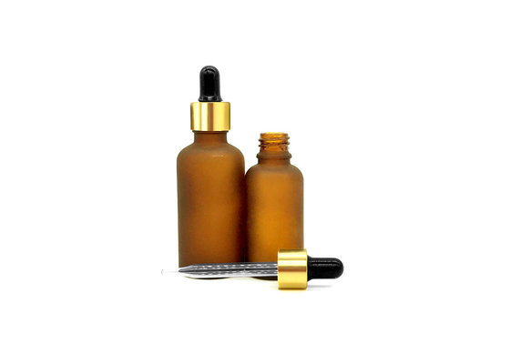 Chemical Glass Dropper Bottles 30ml / 50ml Customized Color With Childproof Cap