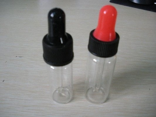 Medical Glass Refillable Dropper Bottle Plastic Pipette For Fluid Delivery